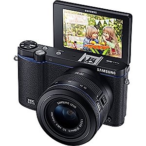 Samsung NX3300 Mirrorless Digital Camera with 20-50mm Lens - Black