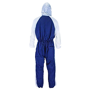 SAS Safety 6938 Moon suit Nylon Cotton Coverall, Large, White