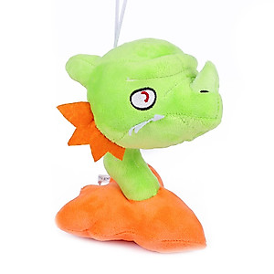 JHESAO 7.5" Plants and Zombies Snapdragon Plush Zombies Toys PVZ Plushies 1 2 Stuffed Soft Doll for Children Fans, Great Gift for Halloween, Christmas New