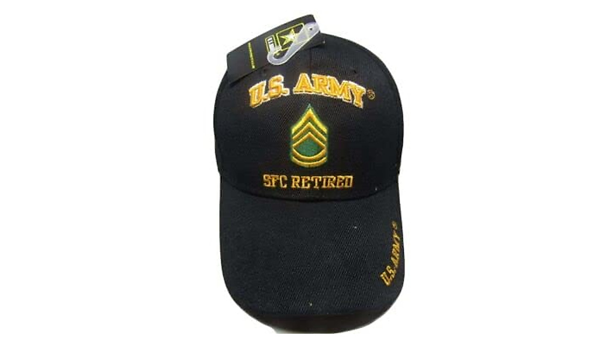 Official US Army SFC Retired Hat - Flakita's Novelties