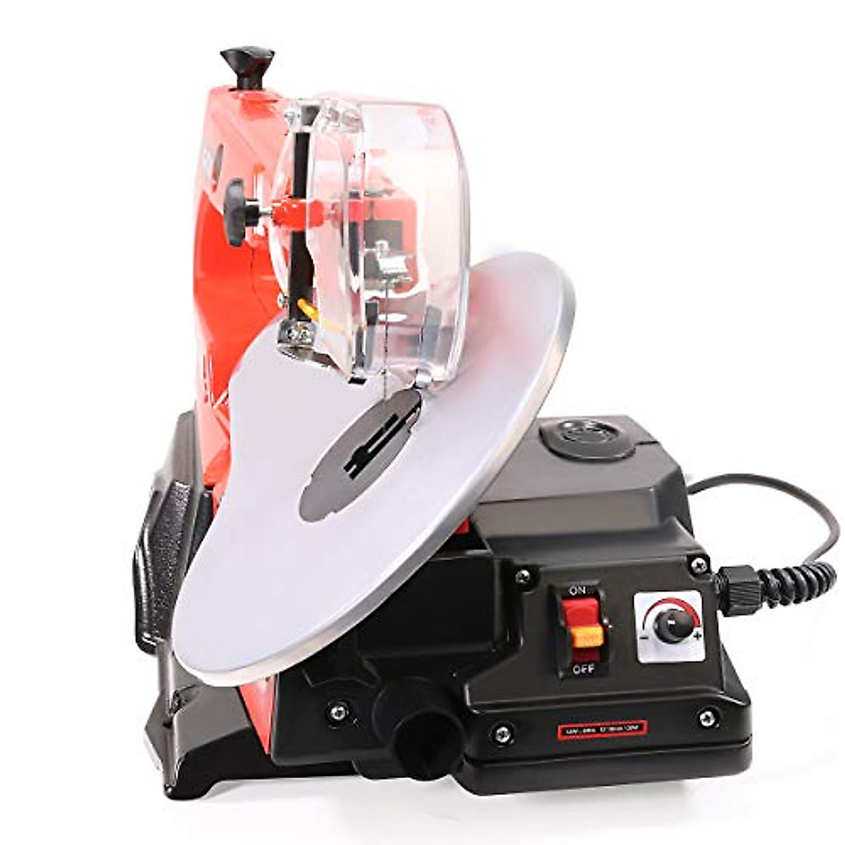 XtremepowerUS 16-inch Scroll Saw 400-1650 SPM Variable Speed Scroll Saw Machine,Red