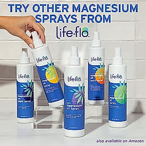 Life-Flo Pure Magnesium Oil | 100% Pure Magnesium Chloride Spray from Ancient Zechstein Seabed | For Relaxing & Rejuvenating Muscles & Joints | 8 oz