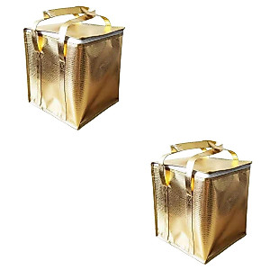 Hemoton 2pcs Cake Zipper Non-woven Fabric