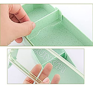 BLMIEDE Lunch Solution with Compartments for Meals and Snacks The GO Leak Proof Dishwasher Lunch Tote for Men with Containers (Pink, One Size)