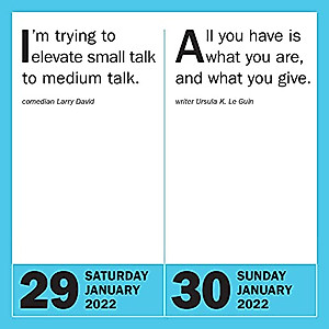 365 Smartest Things Ever Said! Page-A-Day Calendar 2022: An Inspiring Year of Positivity, Humor, Motivation, and Pure Brilliance.