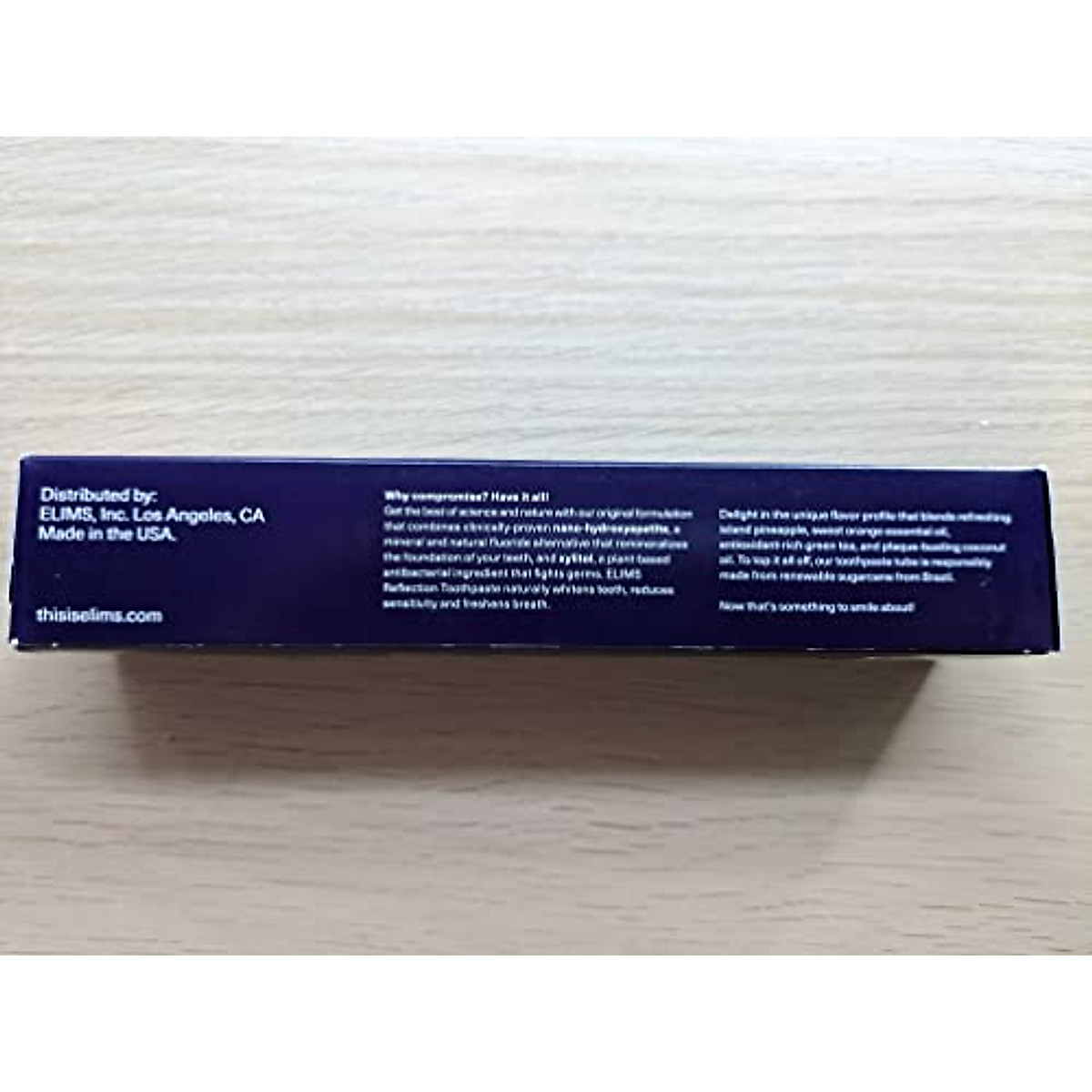 ELIMS Nano Hydroxyapatite Fluoride Free Toothpaste - Natural Xylitol Remineralizing Toothpaste for Whitening Sensitive Teeth - SLS Free Orange Pineapple Mint Flavored Toothpaste for Adults & Kids - 2 Pack