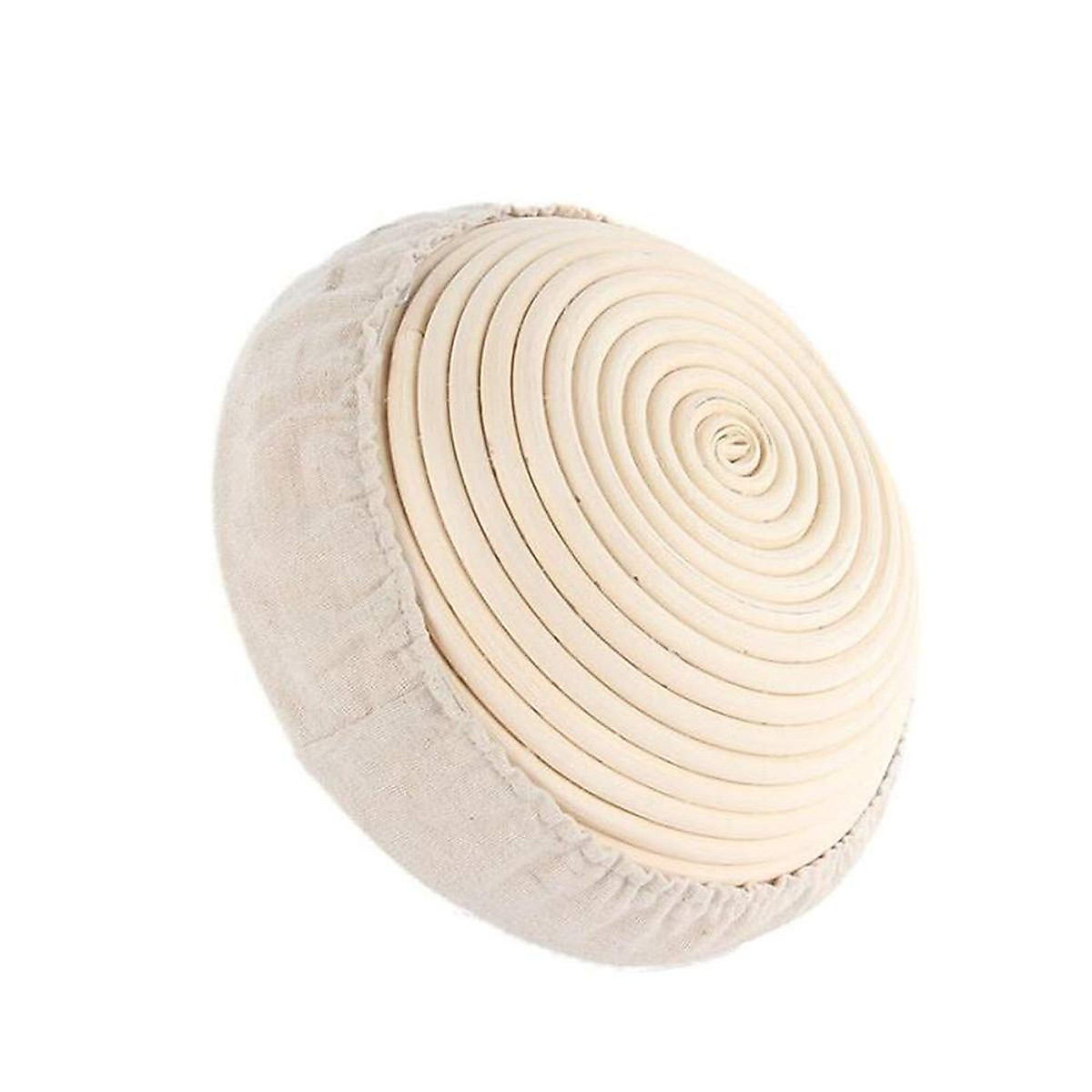 1 Pcs Round Bread Proofing Proving Basket, Rattan Banneton Brotform, Fermentation Wicker Basket, Country Baguette Bread Proof Tasting Baskets, Dough Banneton Baskets (13 * 6CM)