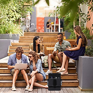 Funambulist Portable Shower Caddy College Dorm Room Essential for Girls and Guys Large-Capacity Hanging Toiletry Bag for Bathroom, Travel, and Gym (Black)