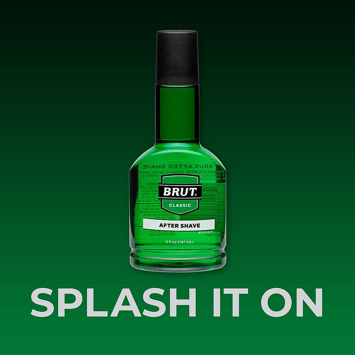 BRUT, After Shave, Solid, Classic scent , 5 oz., (12 Pack)