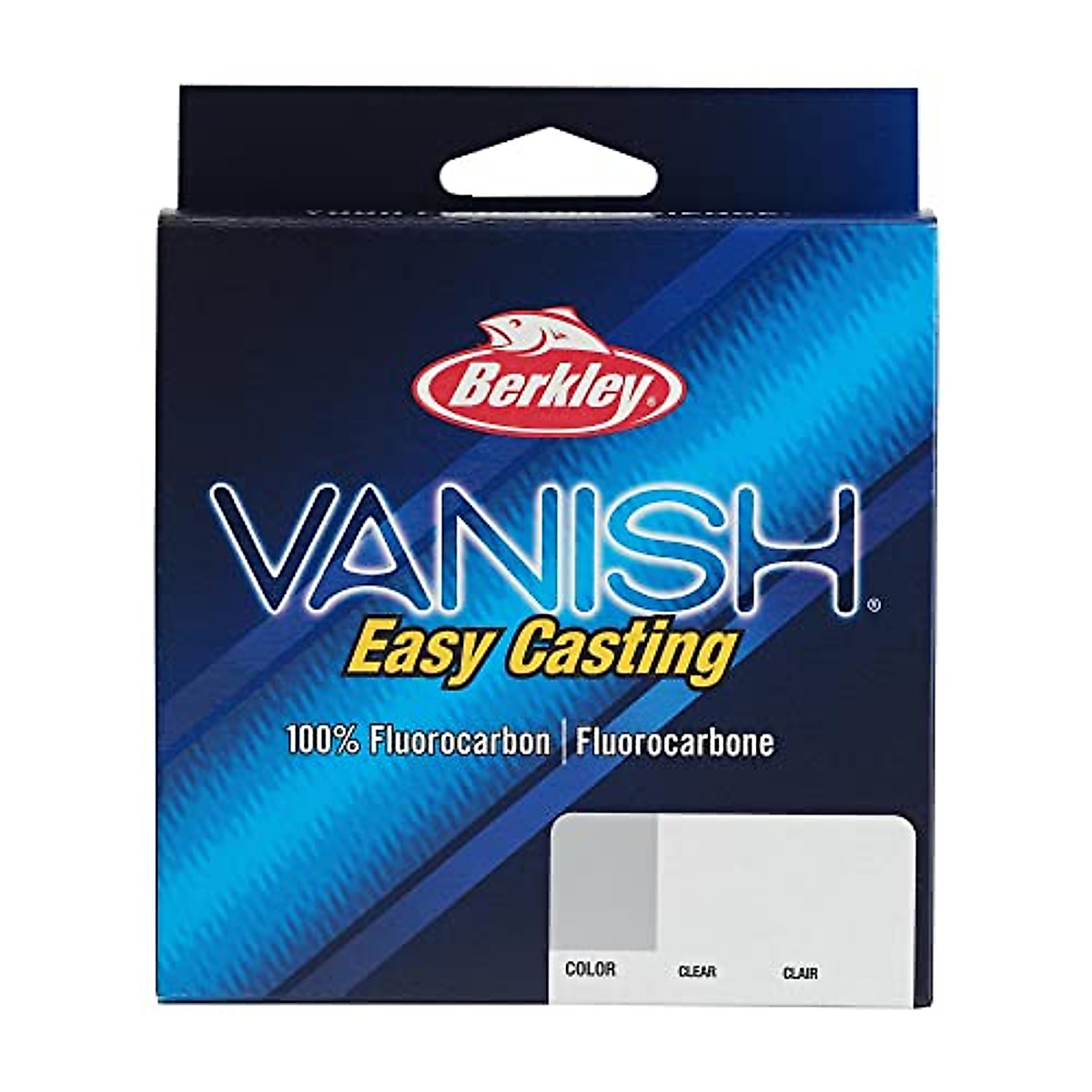 Berkley Vanish®, Clear, 20lb | 9kg, 250yd | 228m Fluorocarbon Fishing Line, Suitable for Saltwater and Freshwater Environments