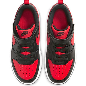 Nike Court Borough Low 2 (Big Kid) Black/University Red/White