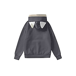 Beowyro The Owl House Luz Noceda Hoodie Jacket Cosplay Costume King Hoodie Cosplay Hooded Sweatshirt Tops Suit for Kids (L)