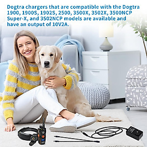 for Dogtra Charger is Compatible with Dogtra Models 1900 1900S, 1902S 2300NCP, 2500T&B, 3500NCP, 3502NCP.