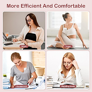 Breast Pump Hands Free Breast Pump, Wearable Breast Pump with Soft Double-Sealed Flange, Wireless Electric Breast Pump with 3 Modes & 9 Levels, No Leakage