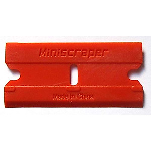 MiniScraper Double Edged Plastic Razor Blades 100 Pack MS 106 and MS 206