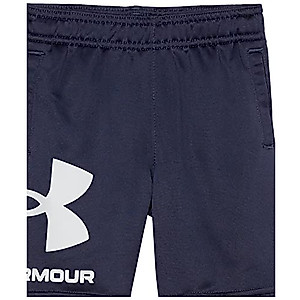 Under Armour Boys Symbol Signature Terry Casual Shorts, Midnight Navy, 7 US