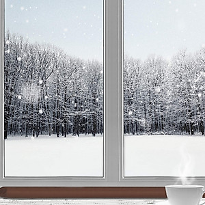 Rehomy Draft Stopper for Door Bottom, Door Dust Protector Twin Door Draft Blocker,Draught Excluder for Bottom of Door 85 x 12cm