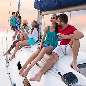 Wine Tumbler with Lid Insulated Set of 2 - Perfect Glft for women or men. Includes Portable Durable Tote for Boating, Beach, Travel Designed by Bruno Bianci