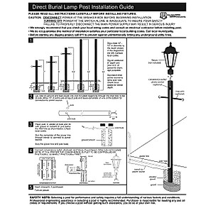 Solus SP7-CNCA-WH 7' Outdoor Direct Burial Lamp Post with Convenience Outlet, Fits 3" Post Top Fixtures, Includes Inlet Hole, Easy to Install, Corrosion & Weather Resistant, White
