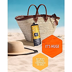 VENTURE 4TH Microfiber Beach Towel: Quick-Dry, Compact, Sand-Free, Absorbent, Sandproof and Lightweight - Perfect for Camping, Beach, and Roadtrips (Orange Mandala Design | 35x78 inches)