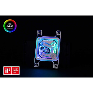 EKWB EK-Quantum Magnitude CPU Water Block, AMD CPU (AM4), D-RGB, Nickel/Plexi