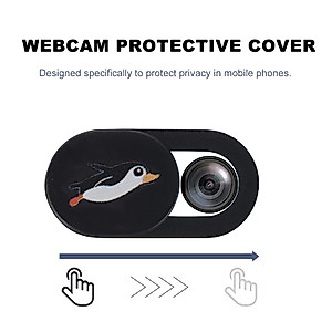 SOLUSTRE 3pcs Camera Privacy Cover Webcam Covers Webcam Cover Slide Phone Webcam Cover Computer Webcam Cover Protects Your Privacy Online Webcam Privacy Cover Abs Personality Slide Rail