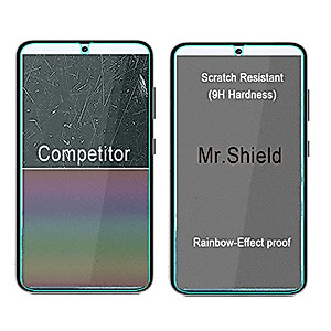 Mr.Shield [3-Pack Designed For Samsung Galaxy S23+ 5G / Galaxy S23 Plus 5G [Fingerprint Unlock Compatible] [Tempered Glass] [Japan Glass with 9H Hardness] Screen Protector