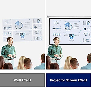 Yescom 92" 16:9 Electric Motorized Projector Screen Auto with Remote Control Home Classroom Meeting Room Bar