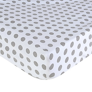 100% Organic Cotton Diaper Changing Pad Cover for Baby Boys & Girls–Soft 100% Woven Cotton–Universal, Elastic Trim Edges Design–Unisex– Perfect for Cradle and Bassinet,Stain Resistant & Machine Wash