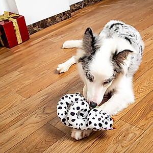 Zcooks Squeaky Dog Toys for Large Dogs, Interactive Tug of War Puppy Toys with Pull Rope, Stuffed Pet Dog Toys with Soft Fabric Suitable Rope Dog Toys for Small, Medium, and Big Dogs