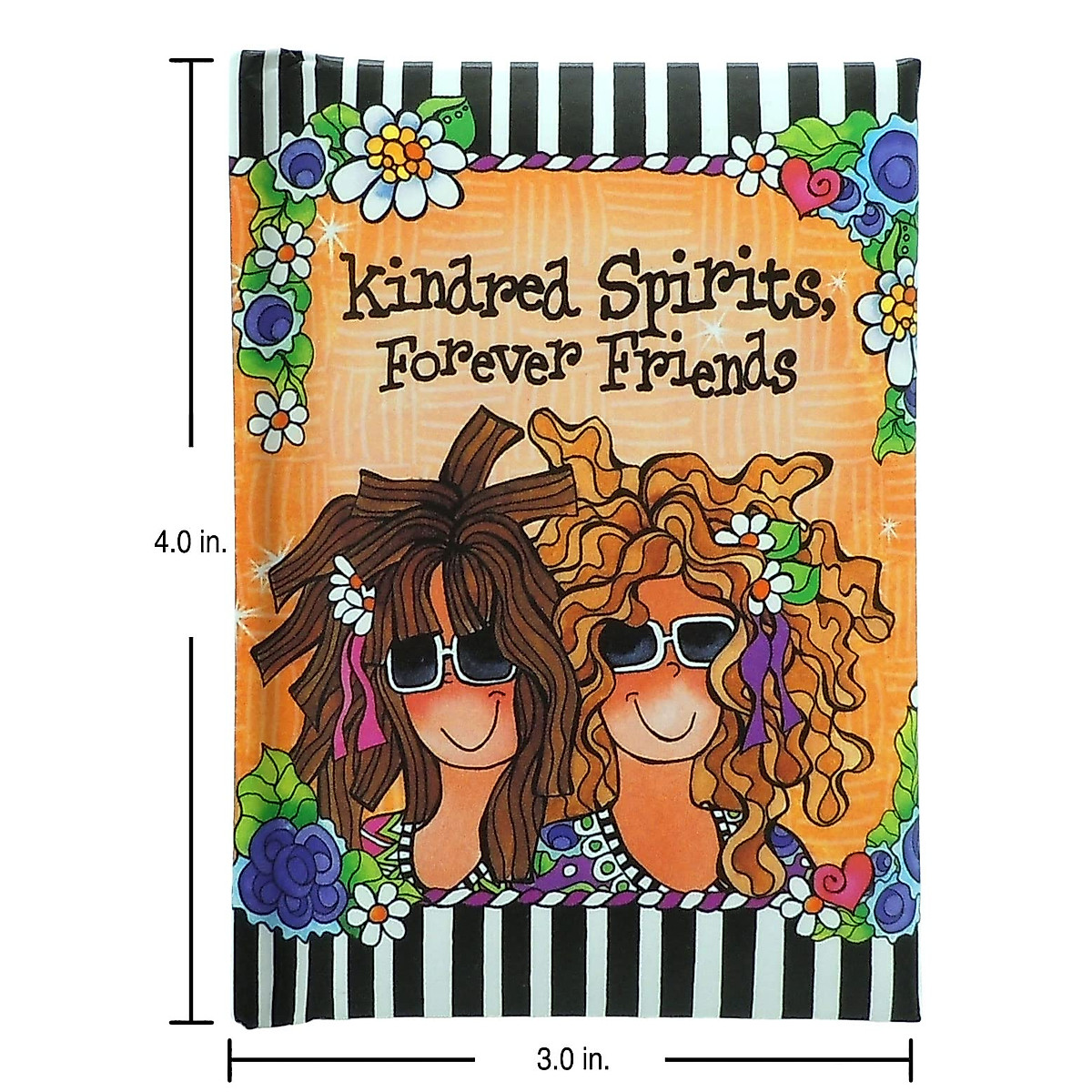 Blue Mountain Arts Mini Book (Kindred Spirits, Forever Friends)—Birthday Gift, Encouragement Gift, Women Friendship Gift, or Gift for Her by Suzy Toronto, 4 x 3 inches