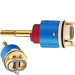 Dreyoo Replacement for 10670 Shower Cartridge Compatible with Aquasource/Glacier Bay, Single Handle Shower Faucet Cartridge Replacement for Hl-40 for Hot Cold Water Shower/Tub Faucet Shower Cartridge