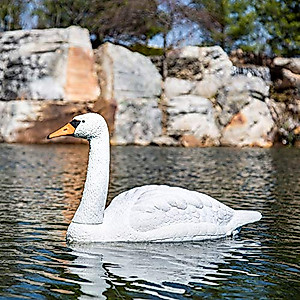 Aquascape 74014 Floating Swan Decoy, White