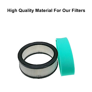 MOWFILL 47 083 03 Air Filter with 24 083 02 Pre Filter Replace for Kohler 4708303 4788303 4508303 47 883 03 John Deere M47494