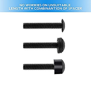 Mounting Dream TV Mounting Hardware TV Mount Screws Kit Comes with M4, M5, M6, M8 TV Mount Screws, Includes Spacers and Washers, Fits Any TVs Up to 82 Inch, Works with Any TV Wall Mount MD5754