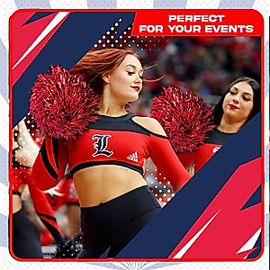 DEGENDE Metallic Large Pom Poms Cheerleading - Cheer Stuff, Cheer Bag, Cheer Backpacks for Cheerleaders, Cheer Gifts, Cheer Bows for Cheerleaders