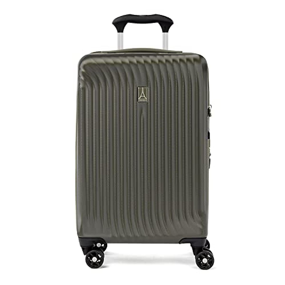 Travelpro Maxlite Air Hardside Expandable Luggage with 8 Spinner Wheels, Lightweight Hard Shell Polycarbonate Suitcase, Slate Green, Carry-On 21-Inch