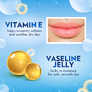 Vaseline Lip Therapy Stick | Original Petroleum Jelly Vaseline Lip Balm for Soft Lips | 4.8g each (4 Pack)
