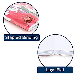 AT-A-GLANCE 2023-2025 Pocket Calendar, 2 Year, Monthly Academic Planner, 3-1/2" x 6", Pocket Size, BADGE Floral (1664F-021A)