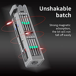 31 in 1 Precision Screwdriver Set, VOXIV Magnetic Manual Screwdriver Tool Set with 30pcs Phillips Head & Flathead, Mini Screwdriver Set for Electronics, iPhone, PC, Jewelers, Watch, Eyeglass Repairing