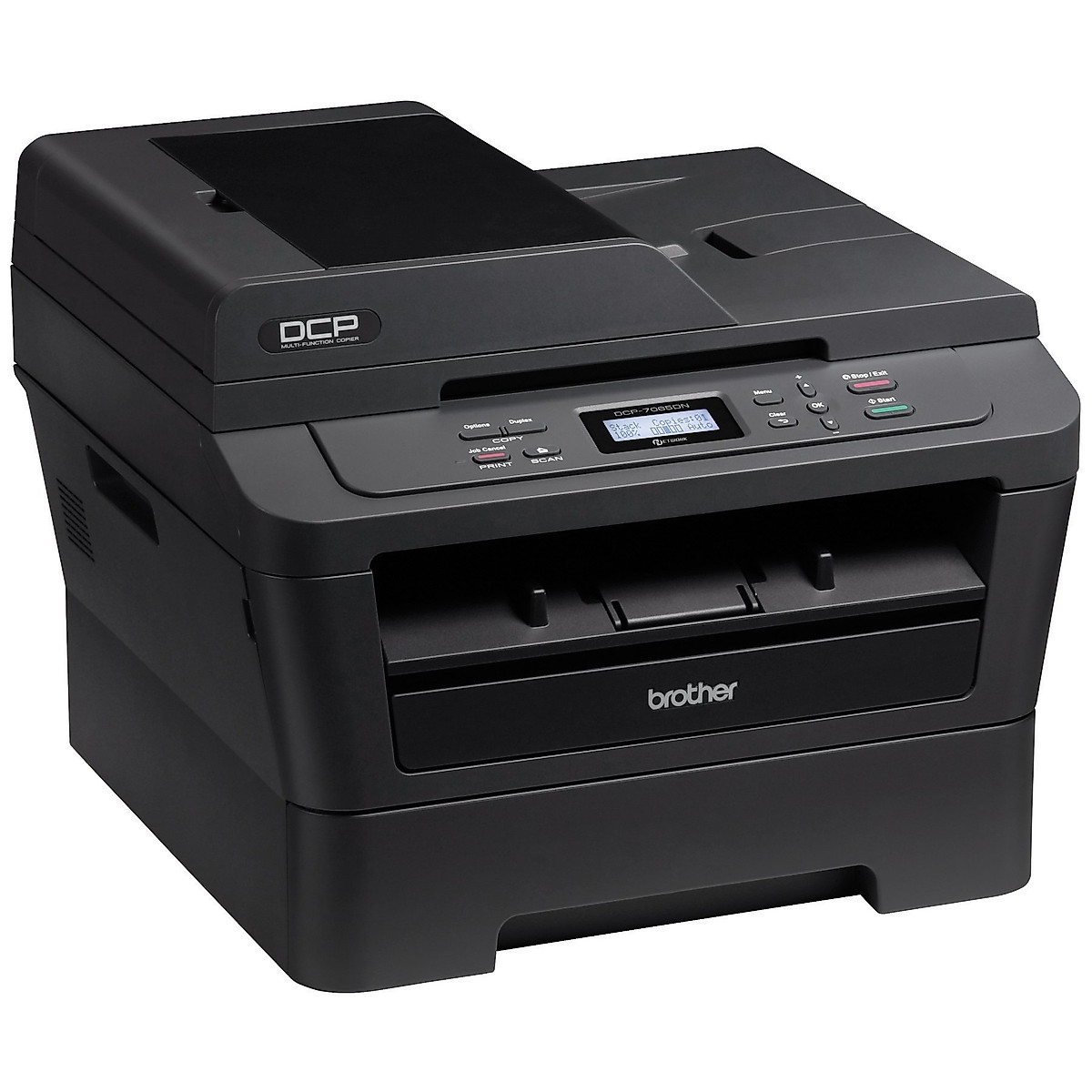 Brother DCP-7065DN Monochrome Laser Multi-Function Copier with Duplex Printing and Networking