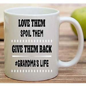 Dog Lovers Gift for Unisex - for the Dog Owners in Your Life on Christmas, Grey Multicolor Sweat 11 Oz White Ceramic Coffee Mug