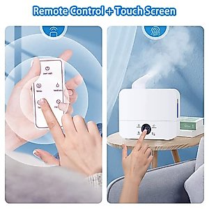 Reptile Humidifiers, Reptile Fogger for Terrariums, Smart Touch Screen Adjustable Fogger with Timer, Intelligent Constant Humidity Reptile Fogger for Reptiles/Amphibians