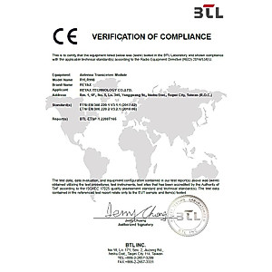 REYAX RYLR998 UART Interface 868/915 MHz Lora Module with Antenna FCC CE NCC Certification