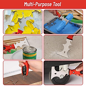 Bates- Drywall Knife Set, 6pcs, Drywall Tools Finishing, Drywall Mud Pan, Spackle Tool, Drywall Finishing Tools, Drywall Mud Tools, Putty Knife Set, Putty Knives, Drywall Pan