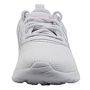 adidas Women's QT Racer 2.0 Running Shoe White/White/Clear Pink 8 M US