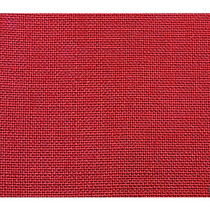 Burlap Fabric RED / 60" Wide/Sold by The Yard