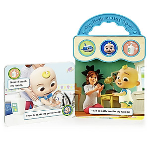 Cocomelon JJ's Potty Time 3-Button Potty Training Sound Board Book