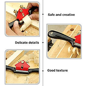Angoily Planer 1 Set Plane Spokeshave Adjustable Spokeshave Portable Woodworking Planes with Flat Base Wood Working Hand Tool for Wood Craft Wood Craver Wood Working L Hand Tools Hand Tools