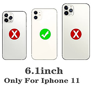 DOWINTIGER Cool iPhone 11 Case for Boys Men, Kawaii 3D Cartoon Street Fashion Shockproof Protection TPU and IMD Protective Designer Case for iPhone 11 - Black